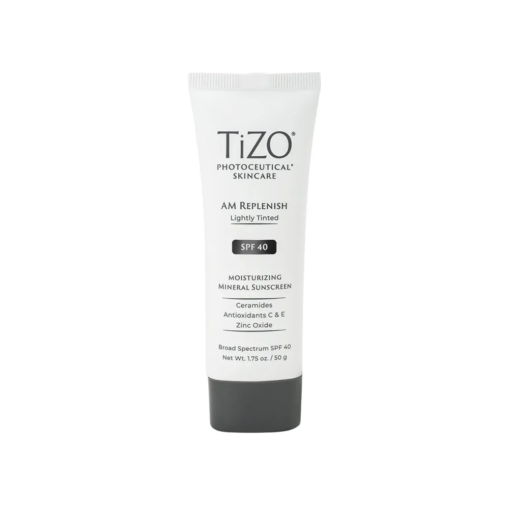 Tizo AM Replenish Protector Solar Mineral Con Color SPF40 x 50 g – La Peau
